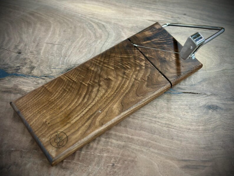 Handmade Wooden Cheese Slicer With Wire Cutter – Charcuterie Board Tool ...