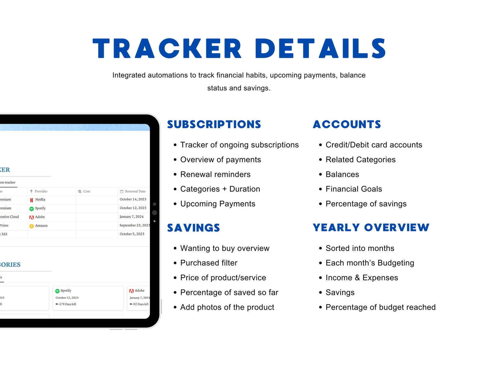 Notion Finance Planner Template, Ultimate Notion Income and Expense ...