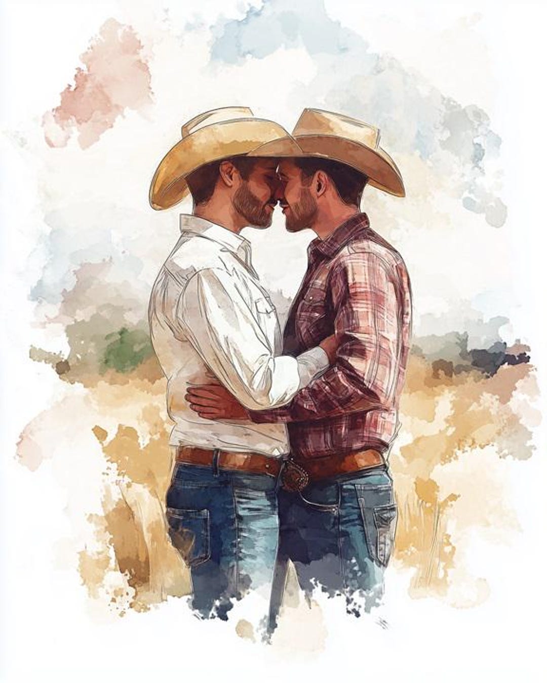 Gay Art, Gay Love, Digital Wall Art, Gay Lovers, Gay Wall Art, Great ...