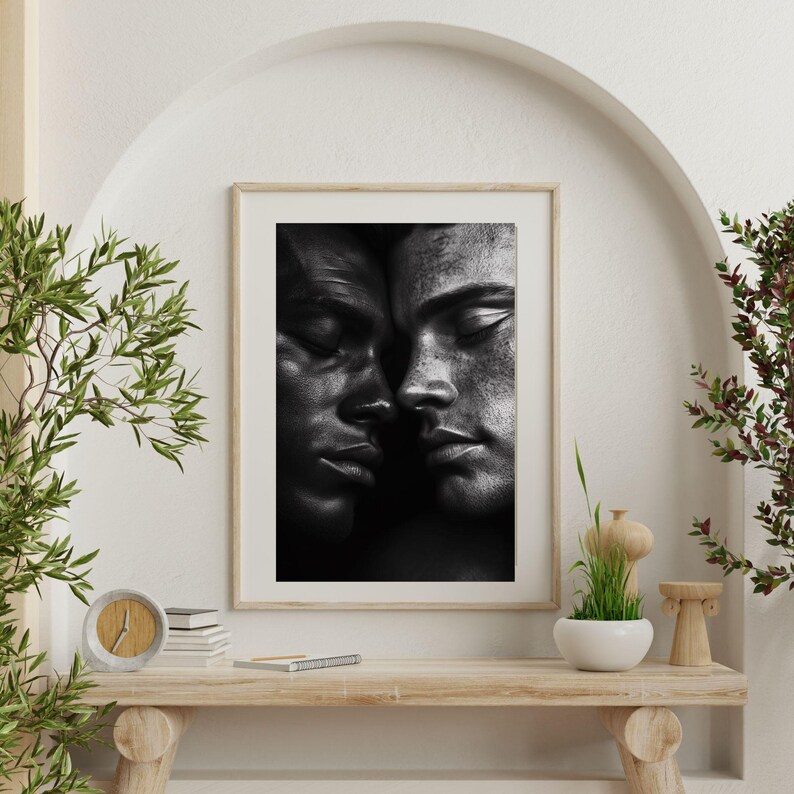 Gay Art, Gay Love, Digital Wall Art, Gay Lovers, Gay Wall Art, Great ...