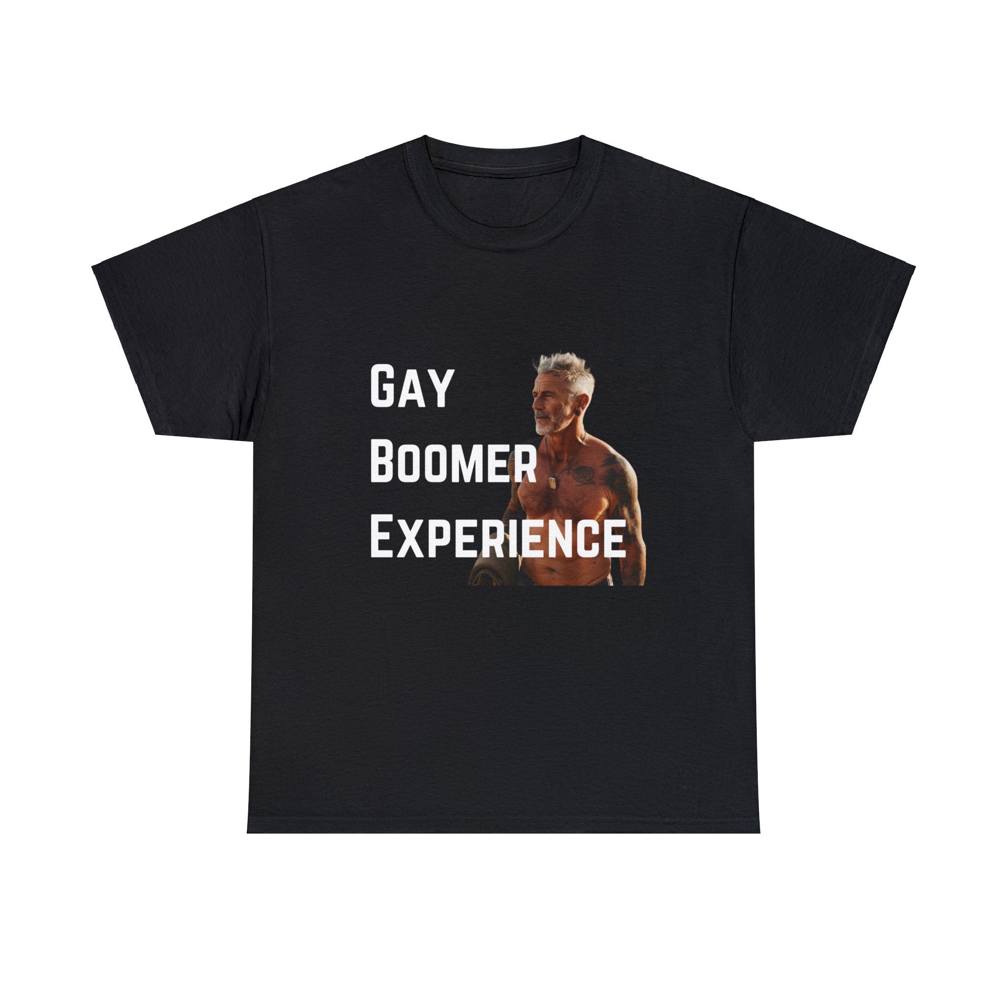 Gay Tshirt, Gay Boomer Experience, Mens Cotton Tee, Gifts for Gay Men ...