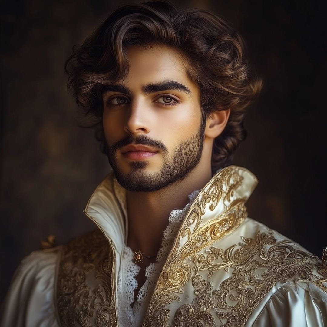 Prince Collection Cute Gay Princes' Elegant Vintage Art Poster, Gay Art ...