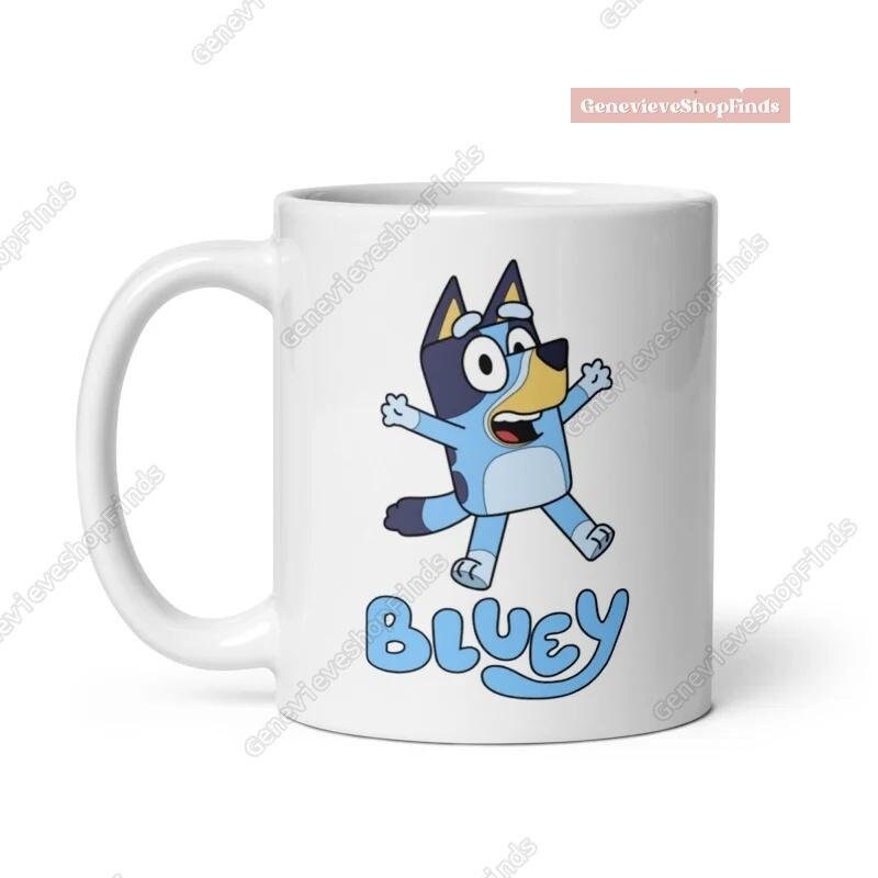 Bluey Mug, Bluey Cartoon Mug, Bluey Drinkware, Bluey Dad, Bluey Mom ...