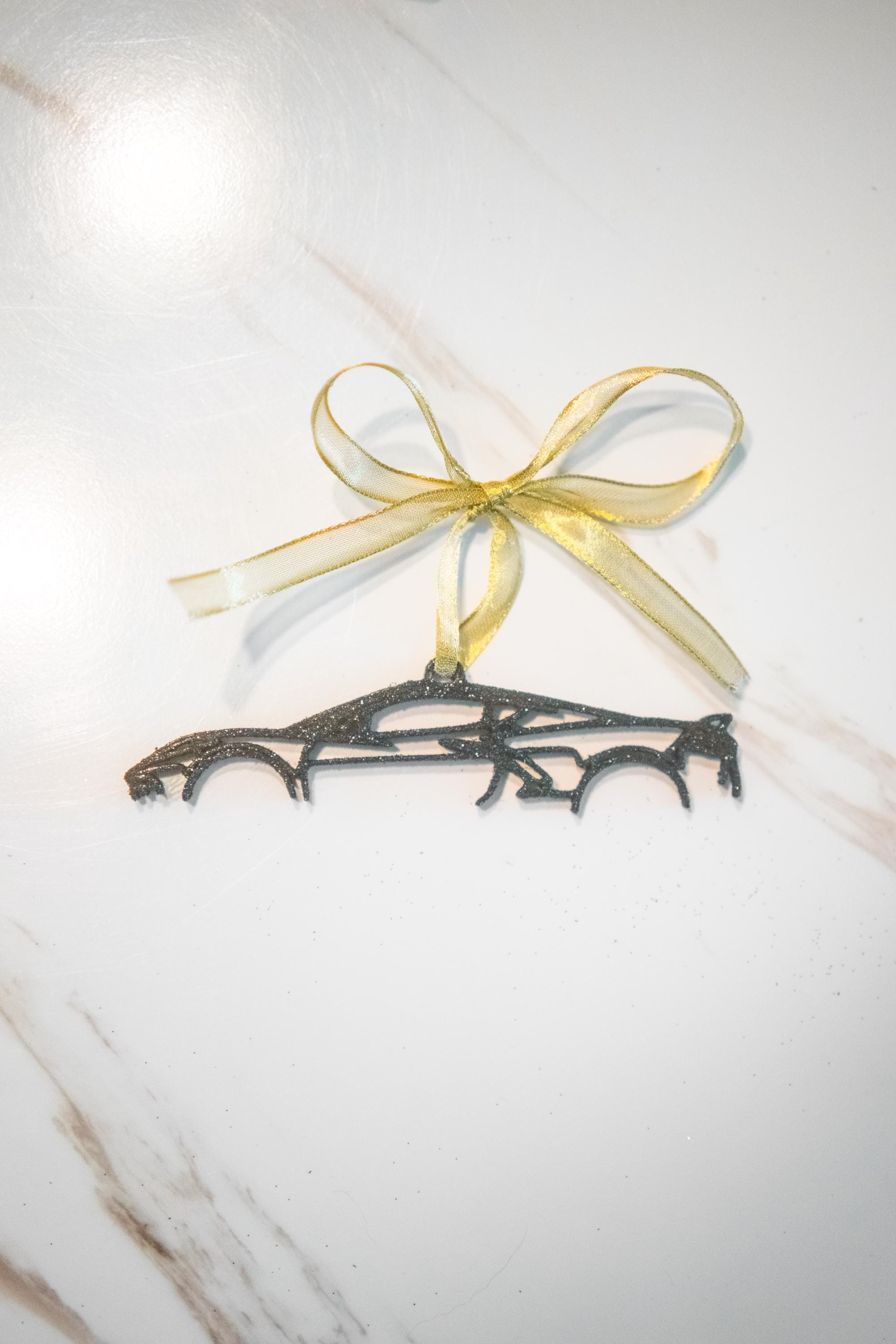 C8 Corvette Christmas Ornament - Holiday Gift Decoration for Gearheads ...