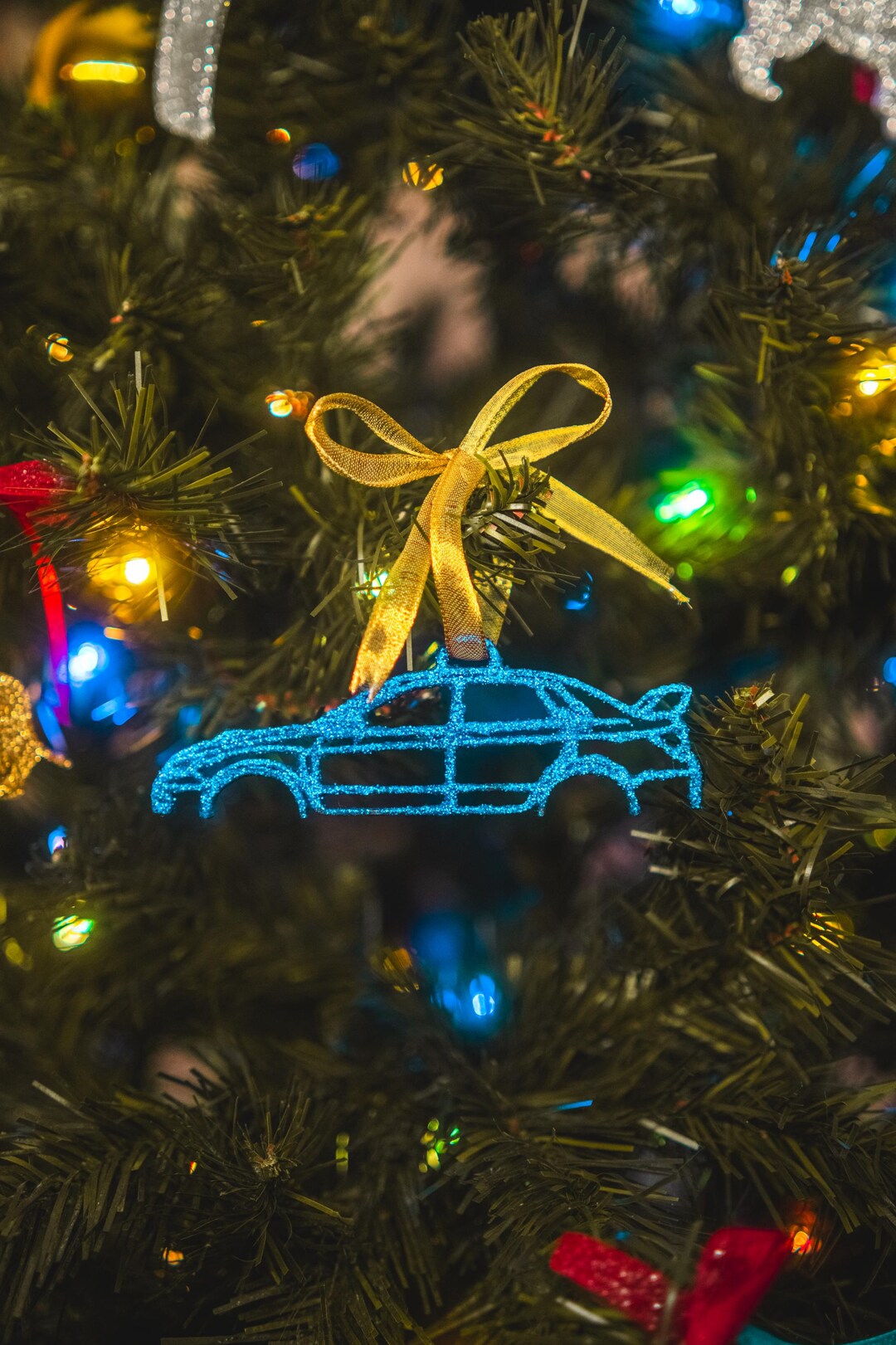 Blue Christmas Subaru WRX Ornament - Christmas Decoration for Gearheads ...
