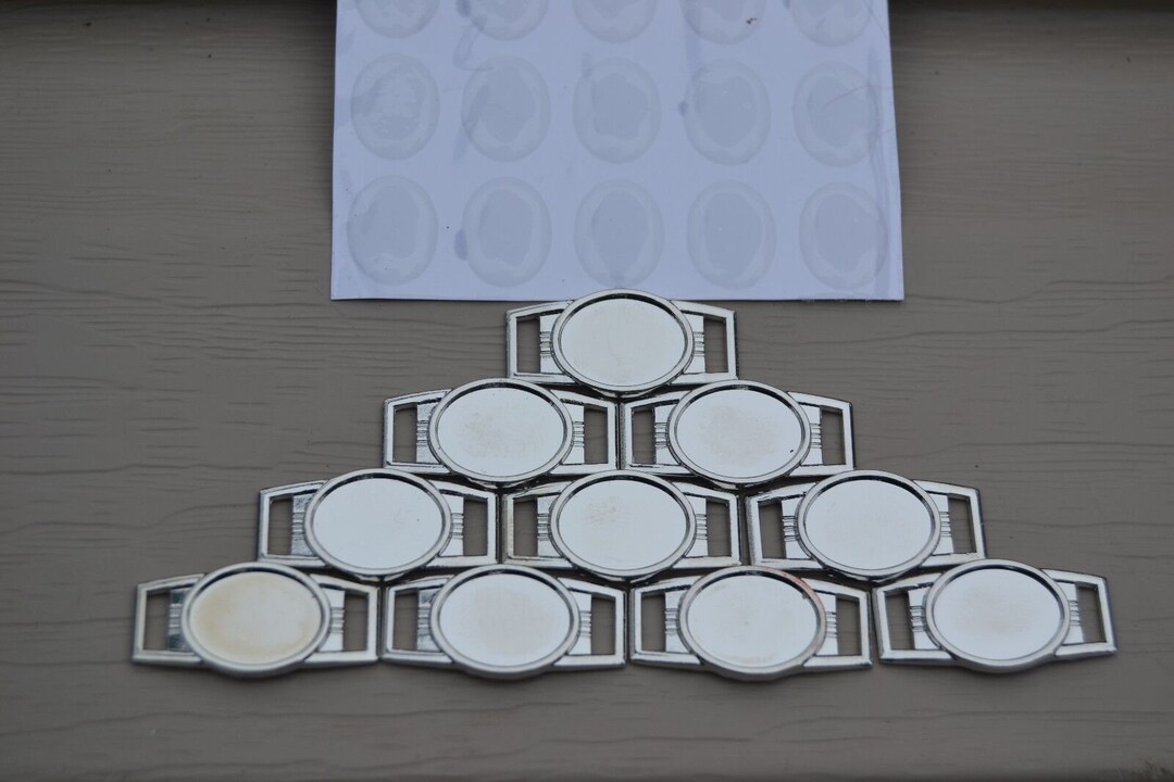 Blank 12x16mm Oval Paracord Charms With Epoxy Stickers. 10-100 Charms ...