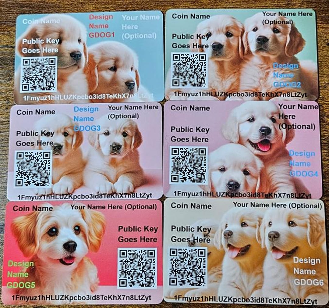 MULTI-COIN ADORABLE Golden Retriever Dog Themed Cold Storage Wallet ...