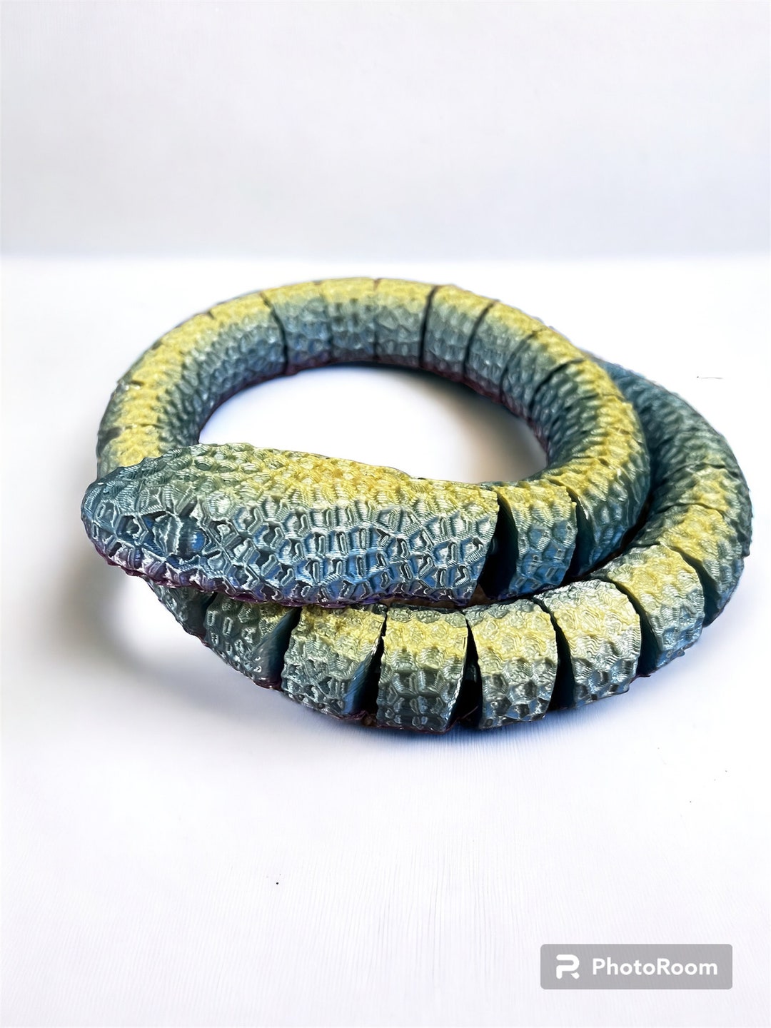 3d Printed Snake - Articulated - Multicolored - Etsy
