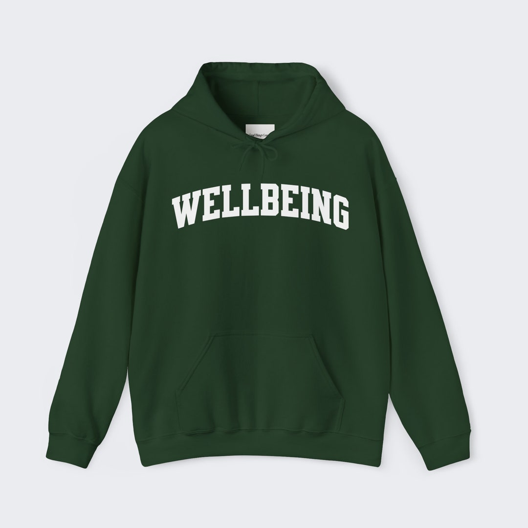 WELLBEING Sweatshirt, Mental Wellness Unisex Hoodie, Mental Sweatshirt ...
