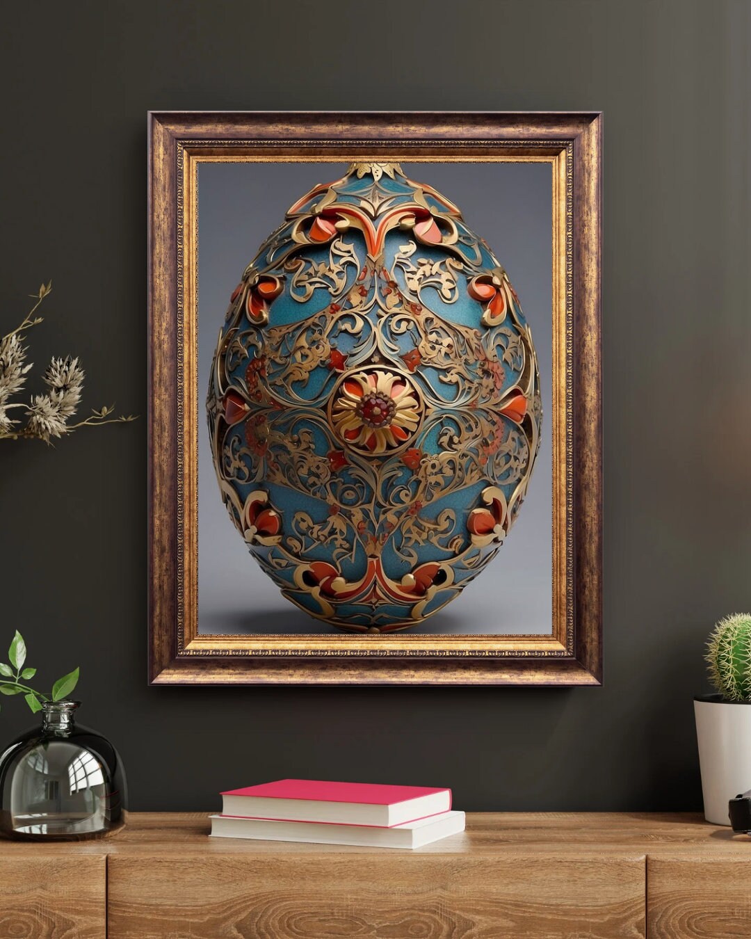 Vintage Aesthetic Living Room Wall Art Painting Poster Frame - Etsy