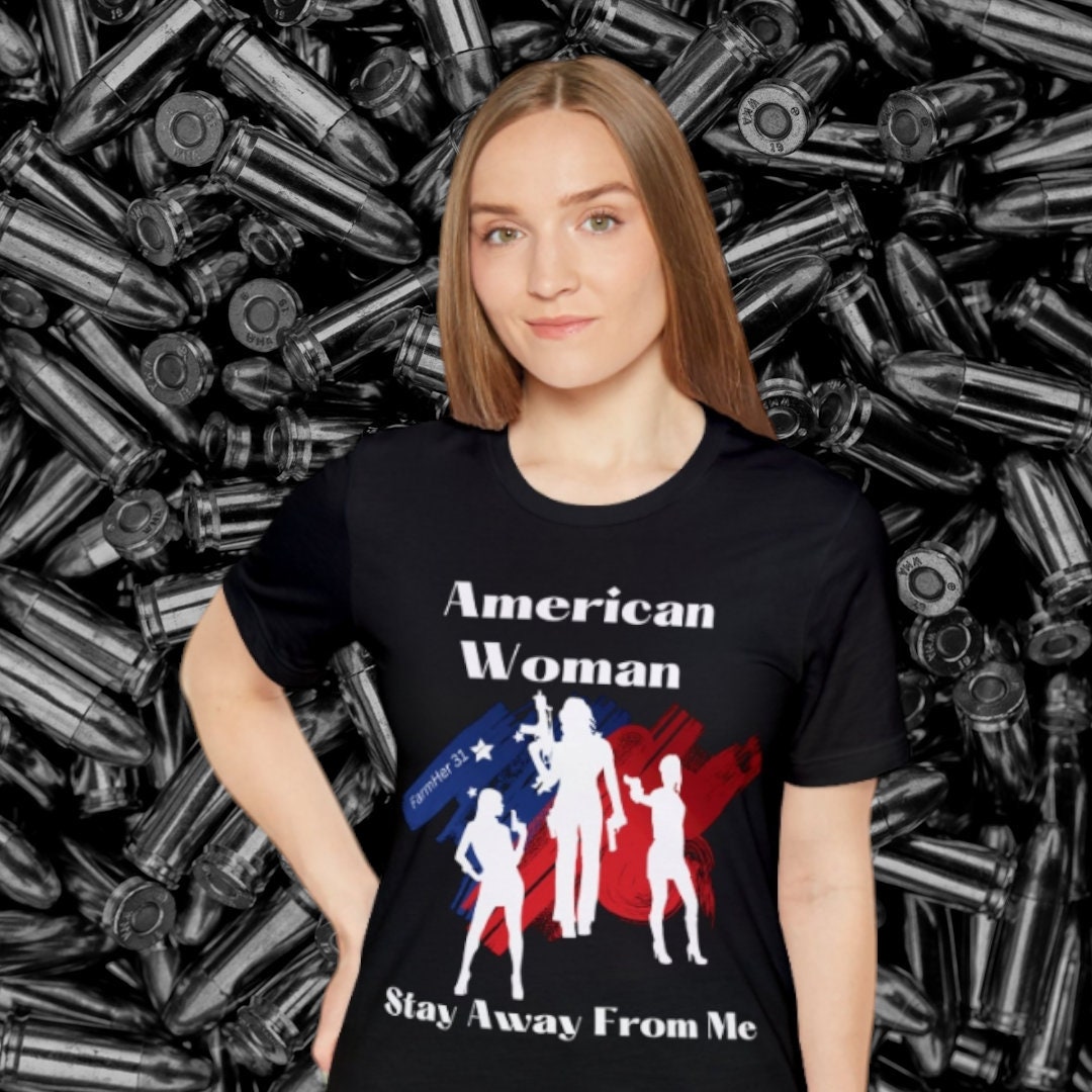 American Woman, Girls With Guns, 2nd Amendment Unisex Softstyle T-shirt ...