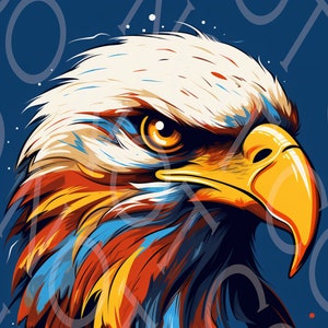 Xtool S1 Ready File, Digital File, Eagle Head, Vibrant Colors, High ...