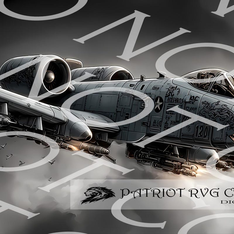 A10 Warthog Svg - Etsy