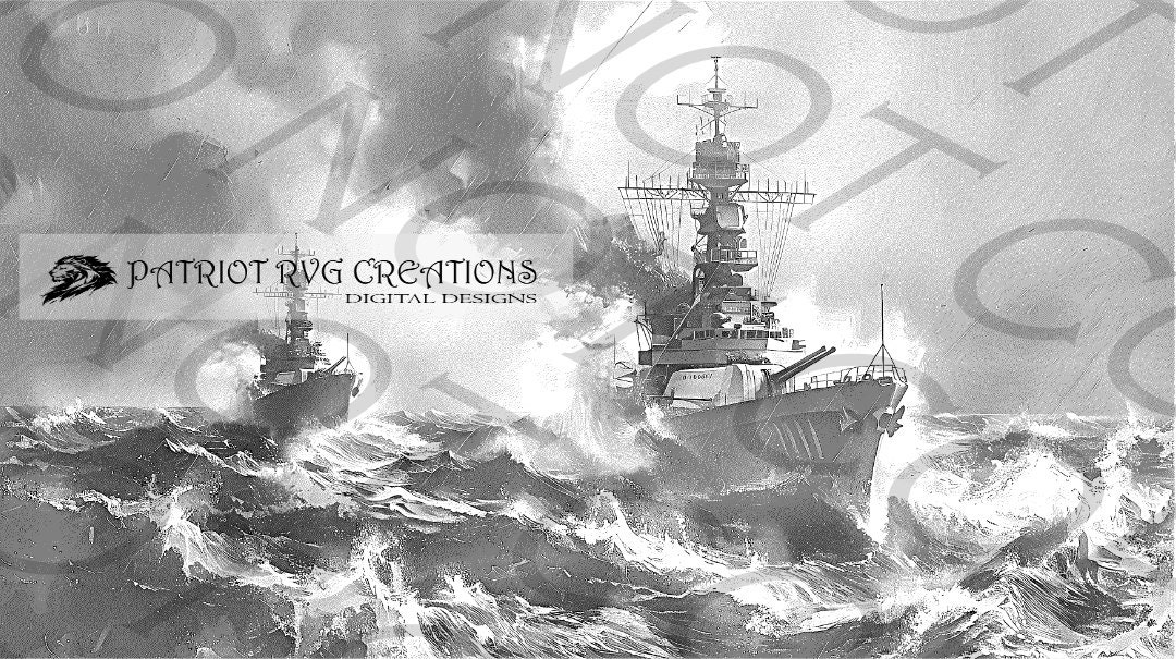 Xtool S1 Ready File, 3D Design, Digital File, Warship, Battleship, Navy ...