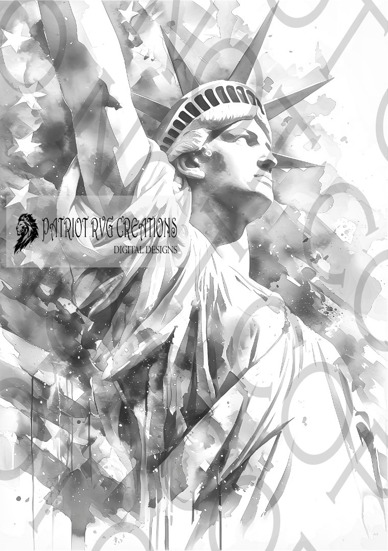 Xtool S1 Ready File, 3D Design, Digital File, Lady Liberty, American ...
