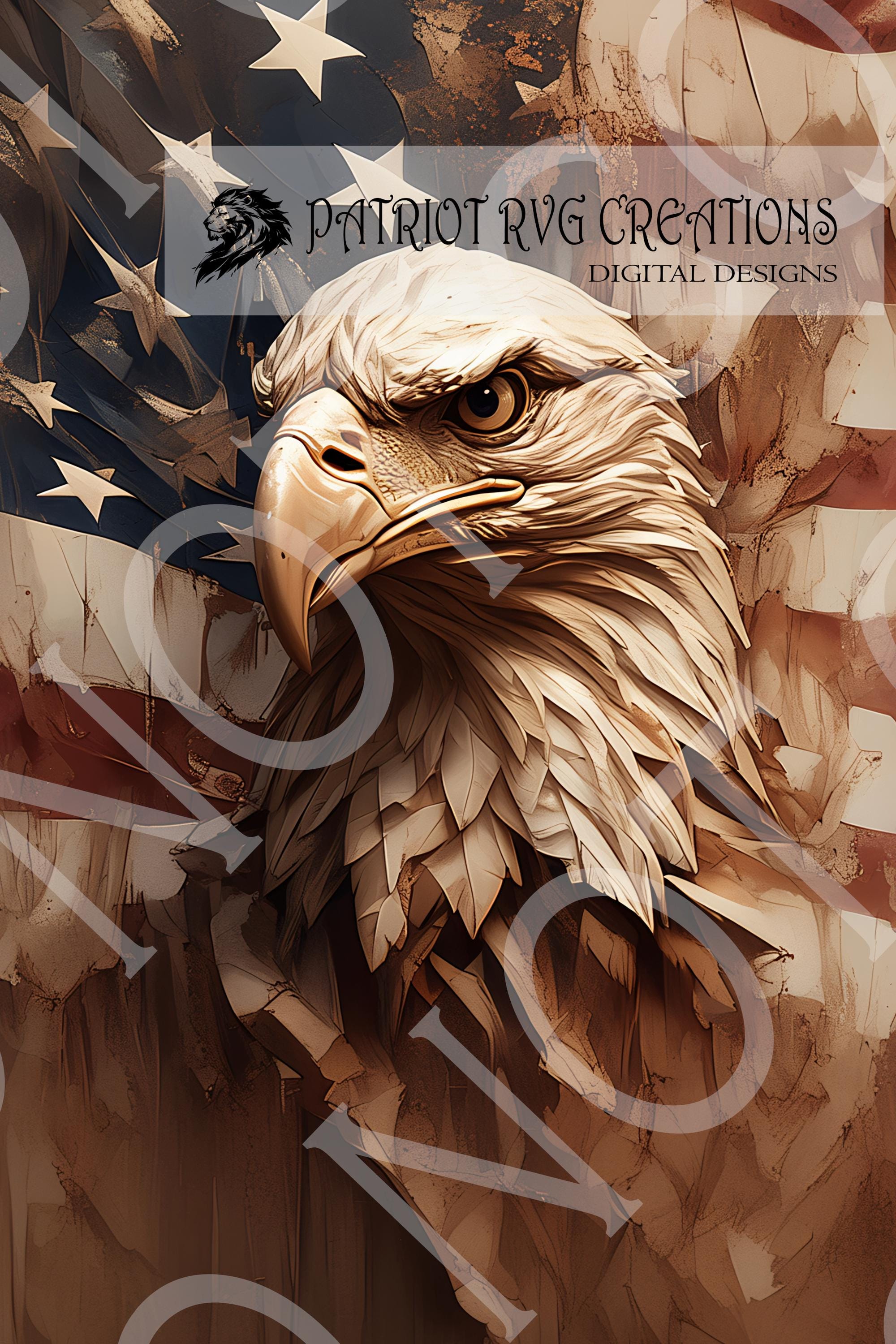 Xtool S1 Ready File, 3D Design, Digital File, Eagle Head, Relief Style ...