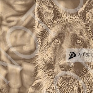 Xtool S1 Ready File, Military Dog K9, Battle Scene, High Definition ...