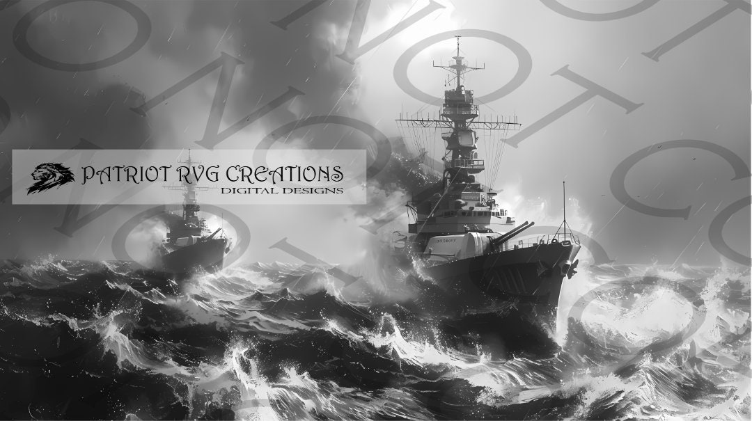 Xtool S1 Ready File, 3D Design, Digital File, Warship, Battleship, Navy ...