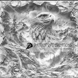 Xtool S1 Ready File, 3D Design, Digital File, Eagle Head, Relief Style ...