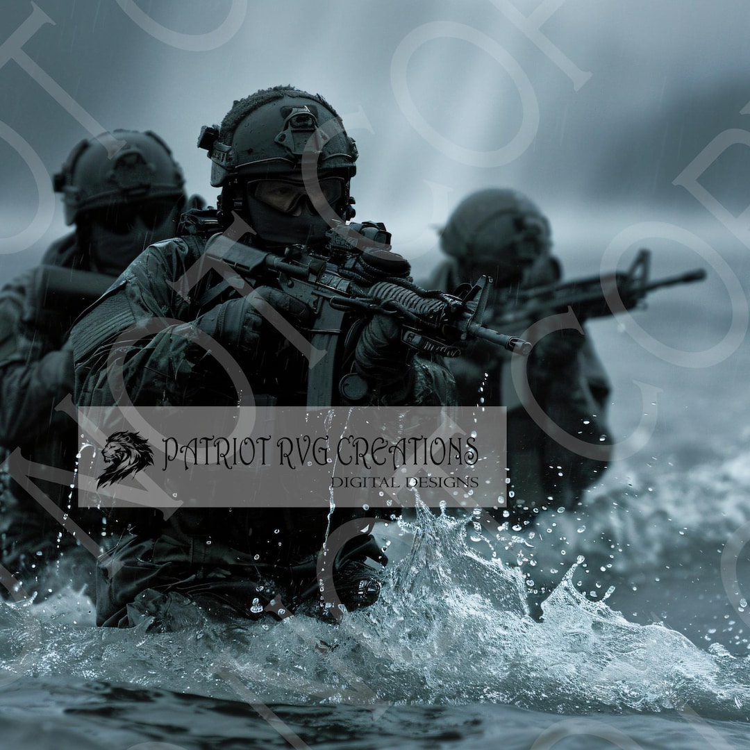 Xtool S1 Ready File, 3D Design, Navy Seals, Active Underwater Warfare ...