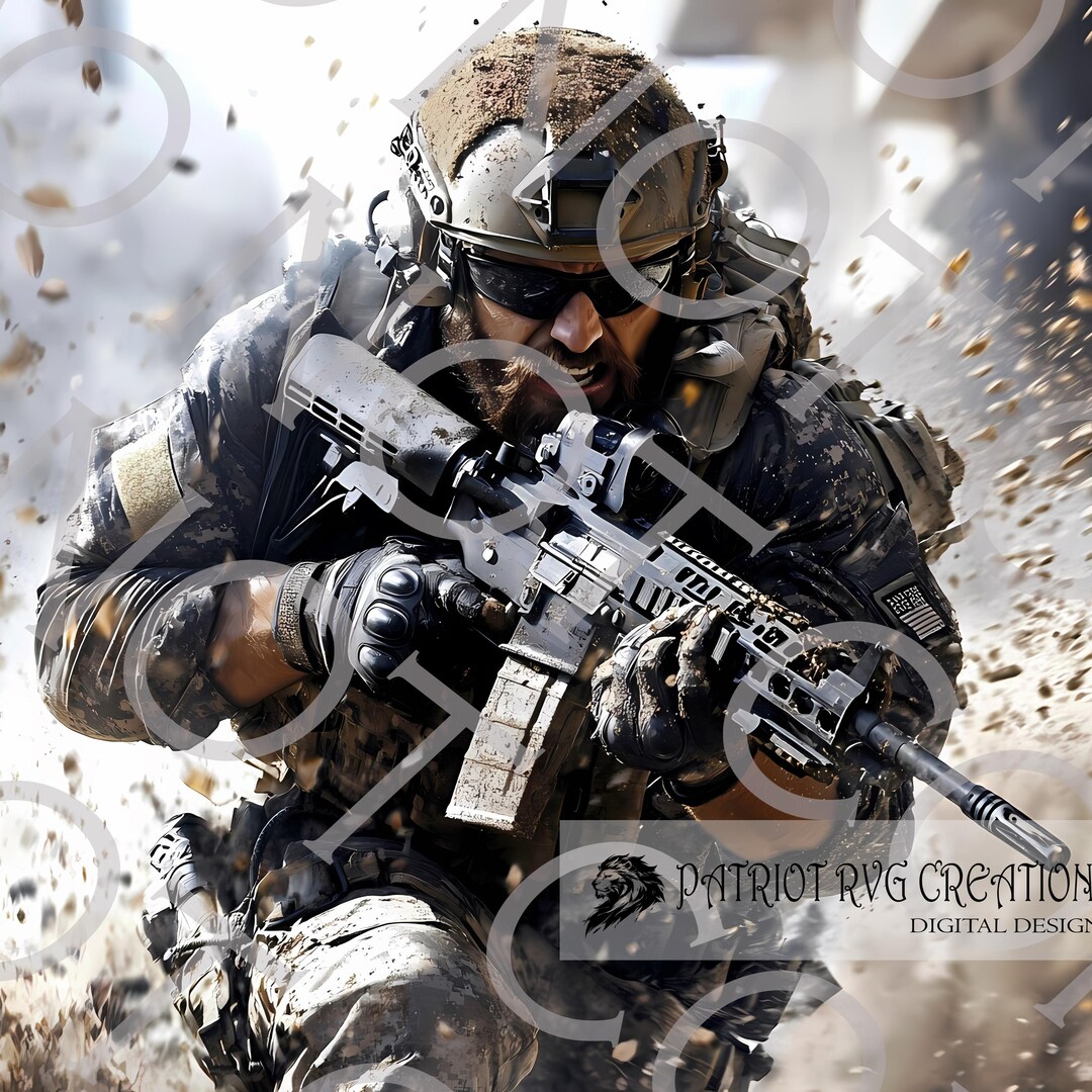 Tactical Soldier Combat Art – Military Digital Download - Etsy