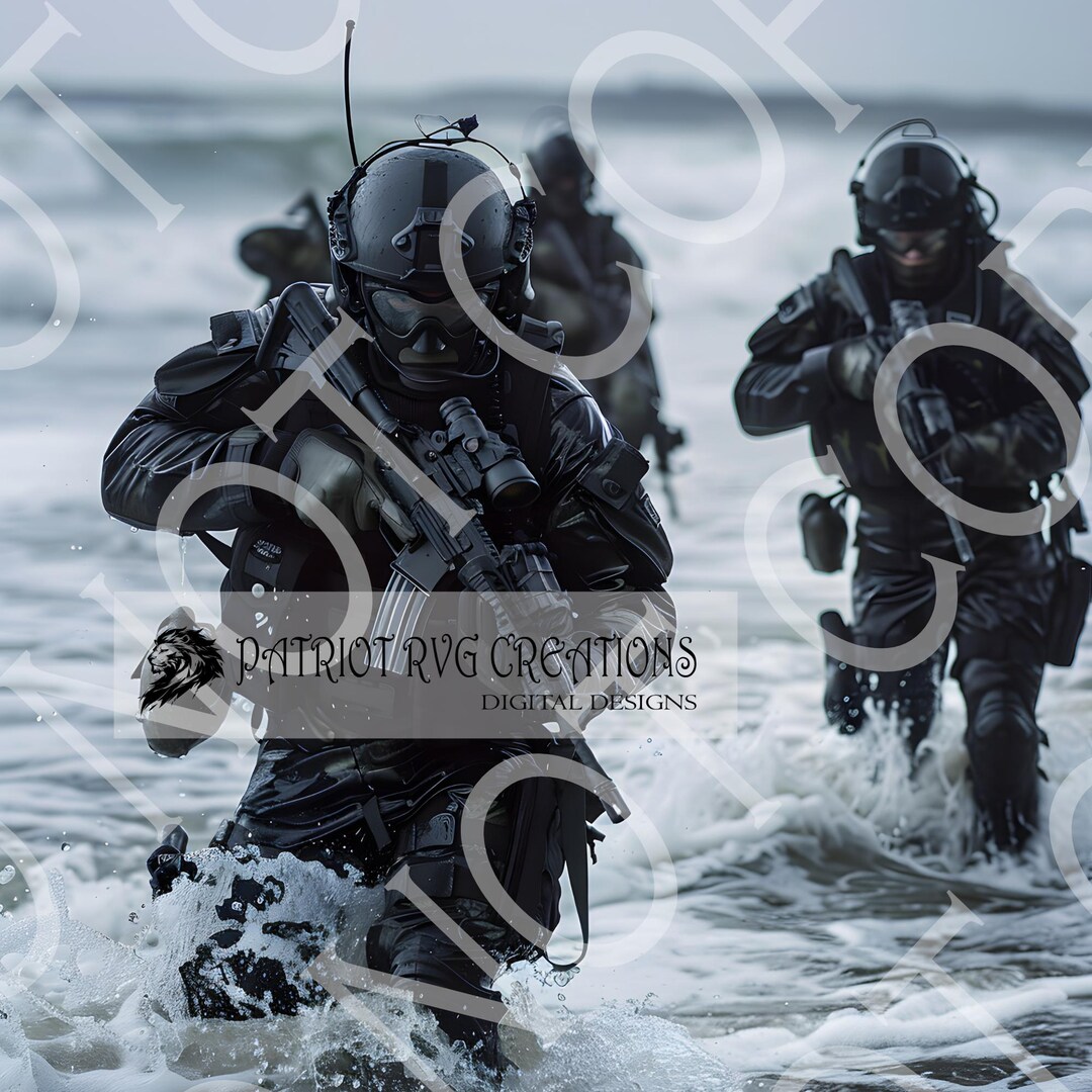 Xtool S1 Ready File, 3D Design, Navy Seals, Active Underwater Warfare ...