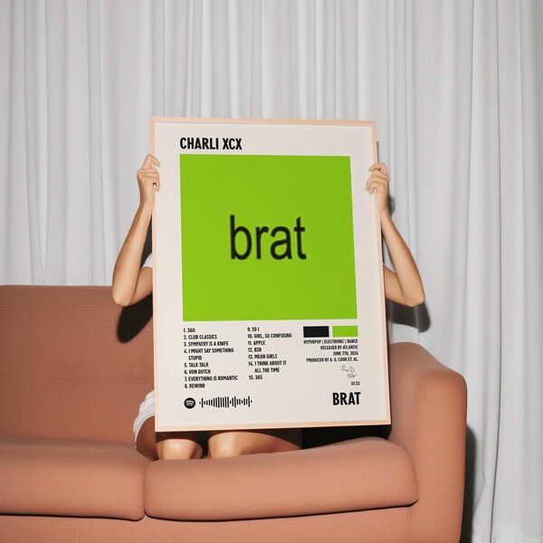 Brat Wall Decor - Etsy