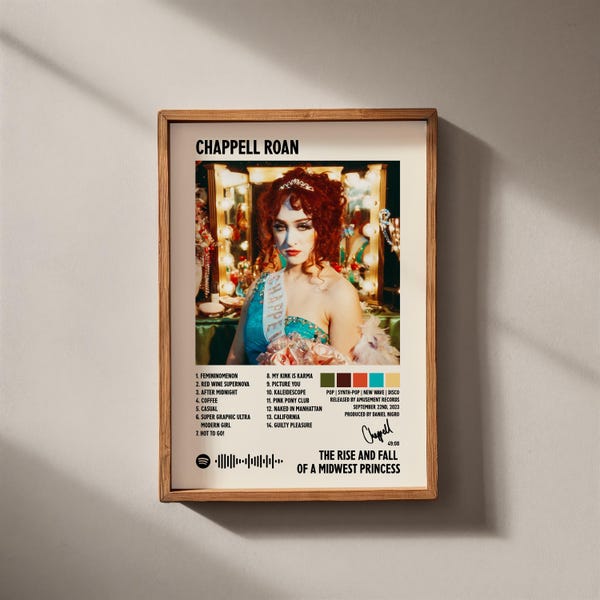 Chappell Roan Framed Art - Etsy