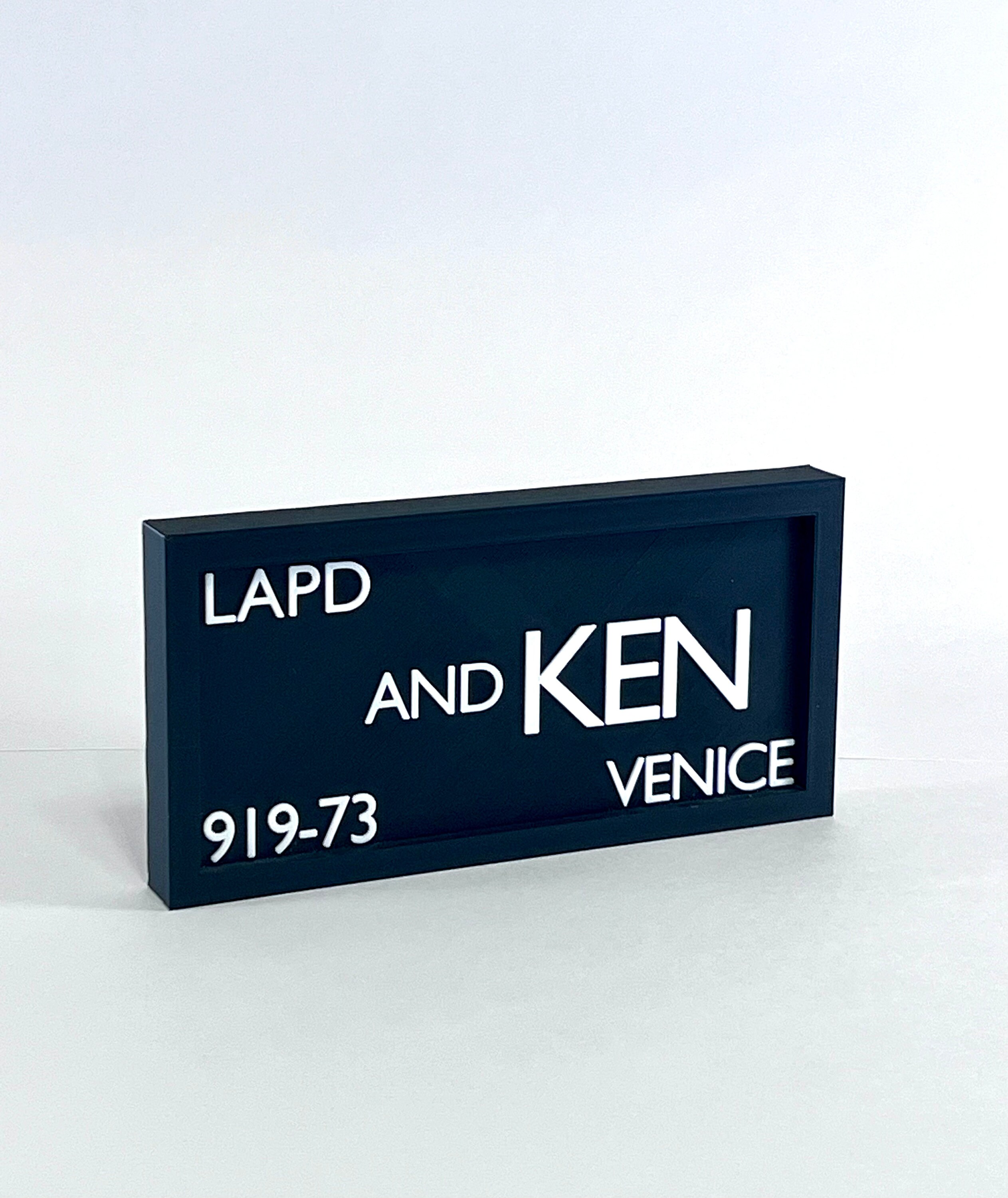 Ken, Barbie Movie, Mugshot Sign, Cosplay, Halloween, Movie, Photobooth ...