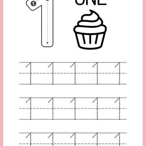 Letter Tracing Sheets A-Z and Numbers 1-10 With Pictures to Color ...