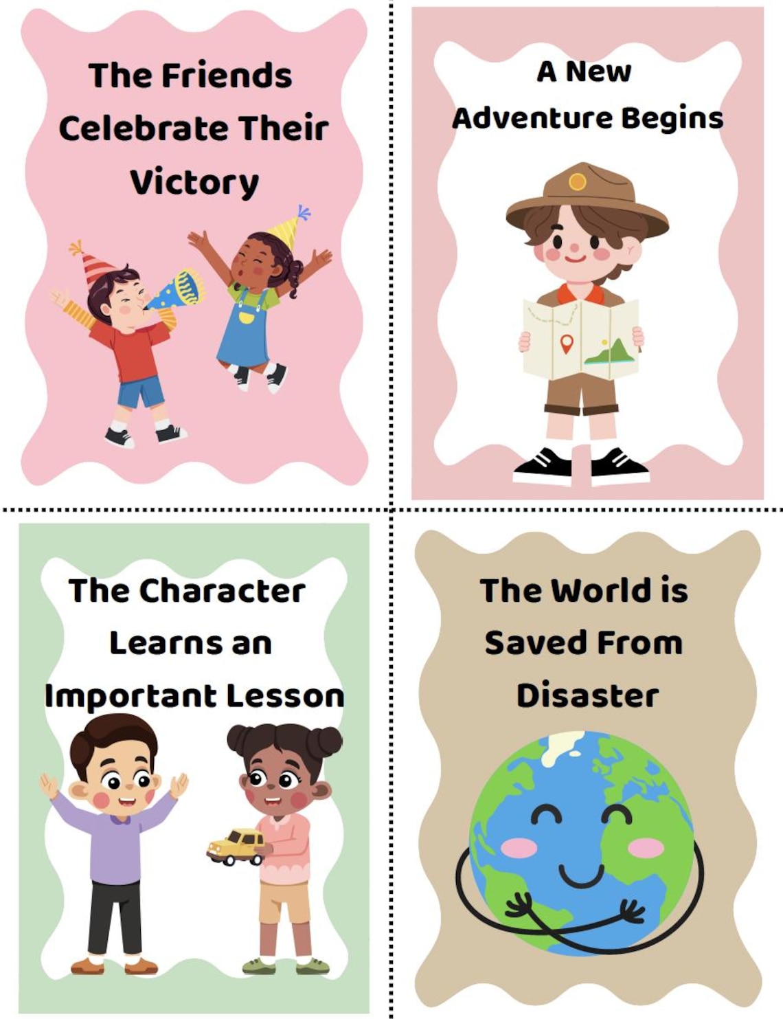 Printable "make Your Own Story" Kit for Kids – Create Your Own ...