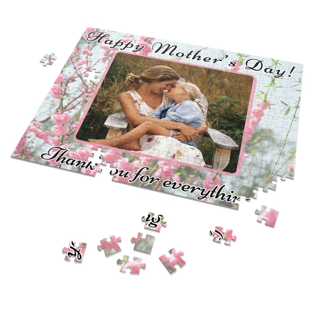 Customizable Puzzle, Unique Mother's Day Gift, Mother's Day Puzzle - Etsy