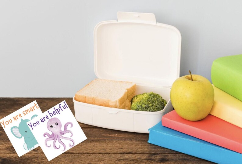Lunch Box Notes for School - Affirmations for Kids - Jokes for Kids ...