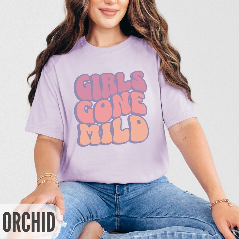 Retro Girls Gone Mild Shirt, Chill Bachelorette Party Shirts, Girls ...