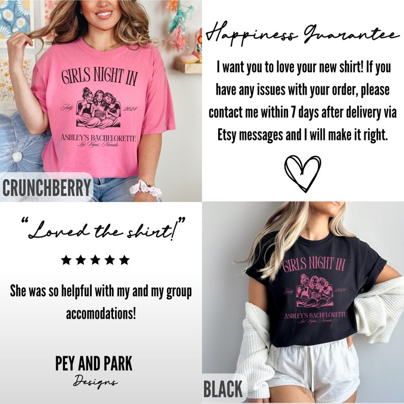 Custom Girls Night in Shirts, Personalized Low Key Bachelorette Shirt ...