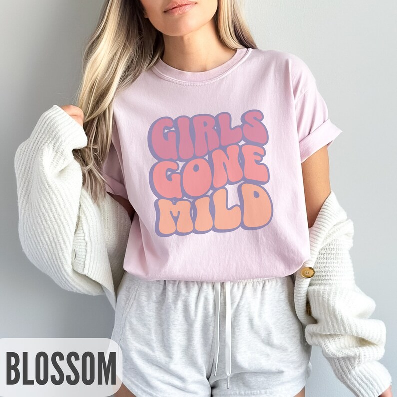 Retro Girls Gone Mild Shirt, Chill Bachelorette Party Shirts, Girls ...