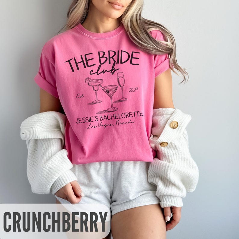 Custom Bachelorette Party Shirts, the Bride & Bach Club Shirt ...