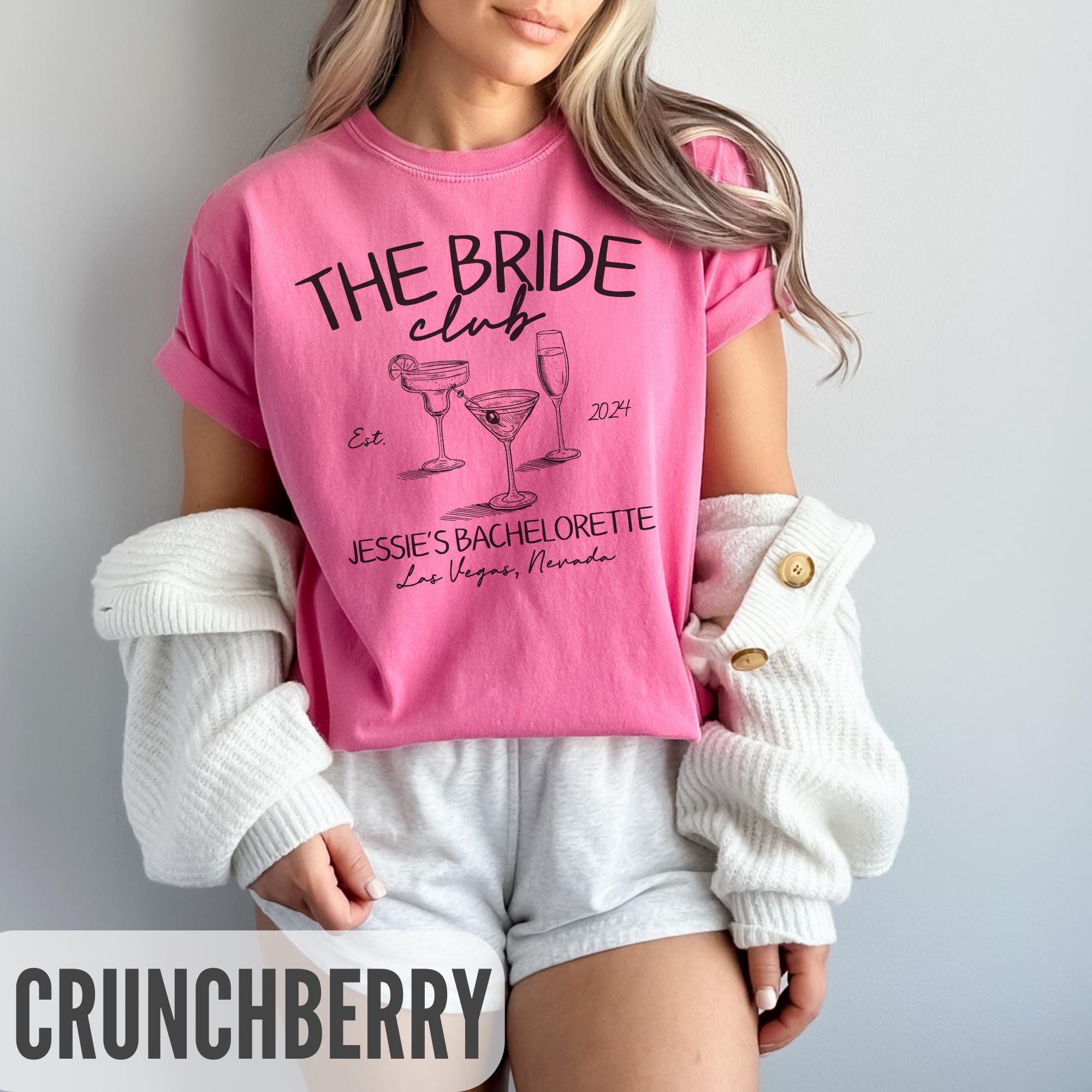 Custom Bachelorette Party Shirts, the Bride & Bach Club Shirt ...