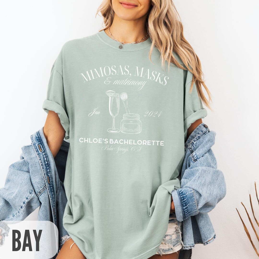 Spa Bachelorette Party Shirts, Custom Spa Day Theme Bachelorette T ...