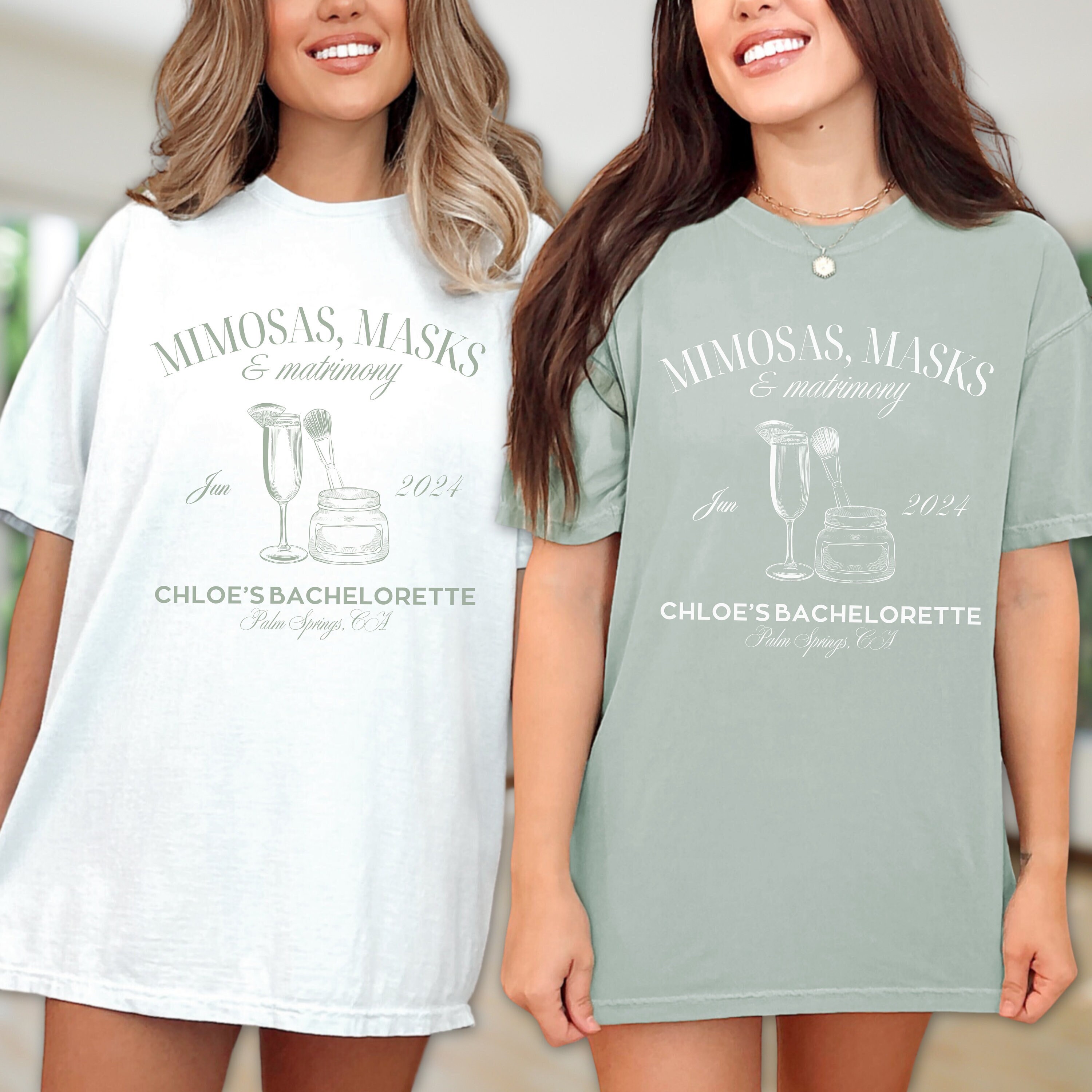 Spa Bachelorette Party Shirts, Custom Spa Day Theme Bachelorette T ...