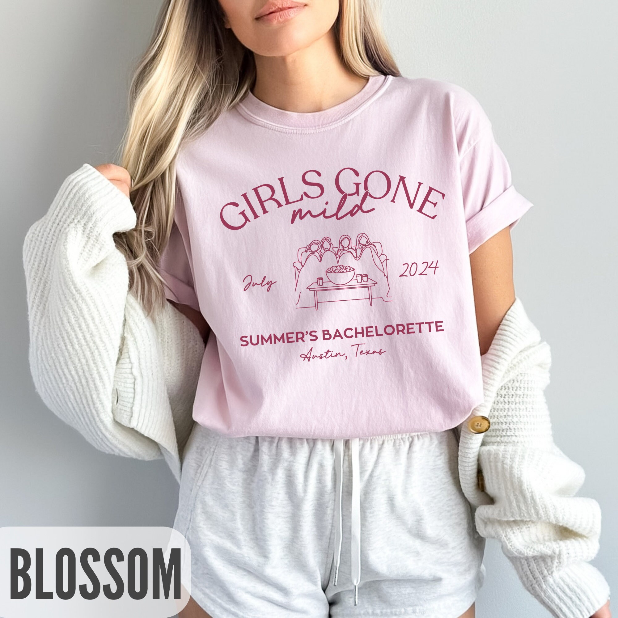 Custom Girls Gone Mild Shirts, Personalized Bachelorette Movie Night ...