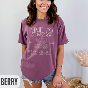 Custom Tea Party Shirts, Personalized Bachelorette Par-tea Shirt ...