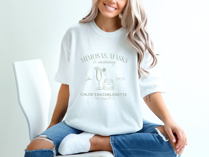 Spa Bachelorette Party Shirts, Custom Spa Day Theme Bachelorette T ...