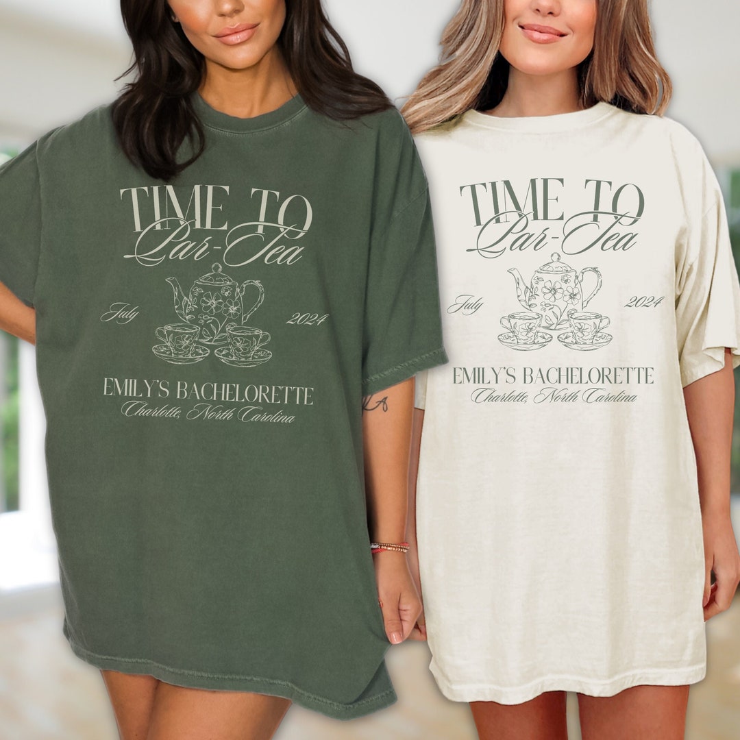 Custom Tea Party Shirts, Personalized Bachelorette Par-tea Shirt ...