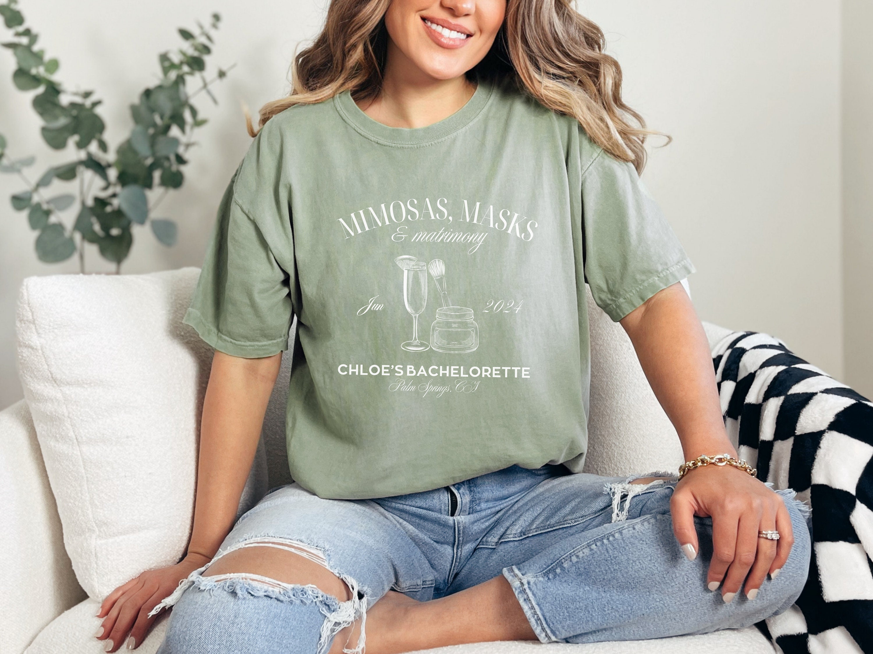 Spa Bachelorette Party Shirts, Custom Spa Day Theme Bachelorette T ...