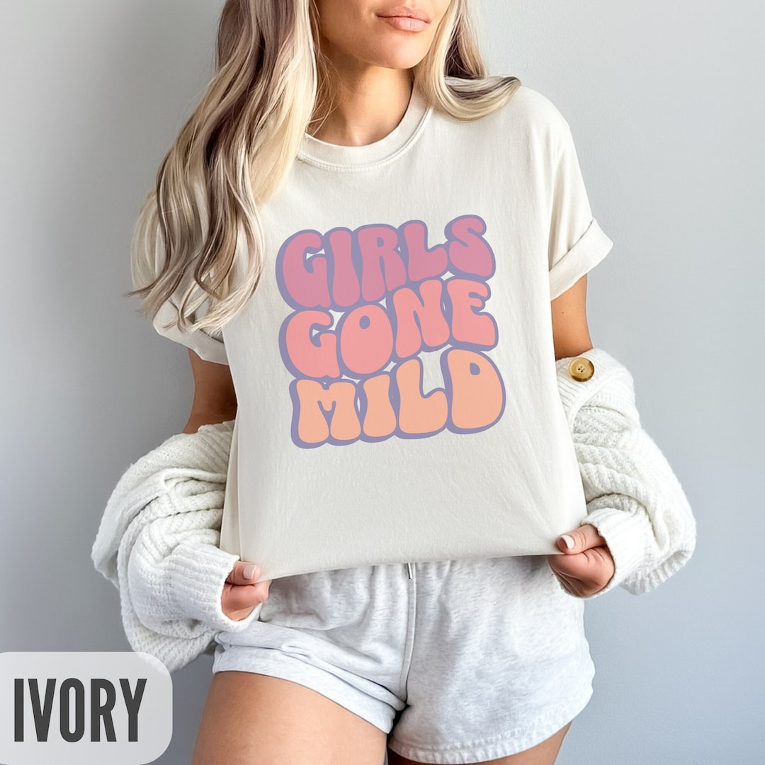 Retro Girls Gone Mild Shirt, Chill Bachelorette Party Shirts, Girls ...