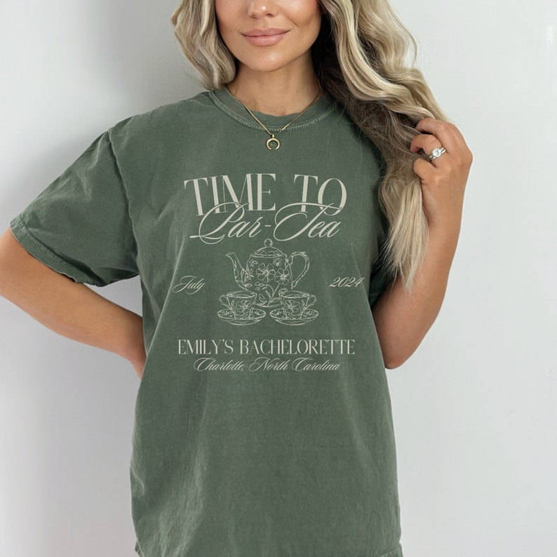 Custom Tea Party Shirts, Personalized Bachelorette Par-tea Shirt ...