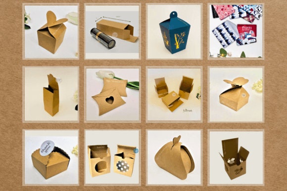 71 SVG Bundle, 3D SVG Box Templates Graphic - Etsy