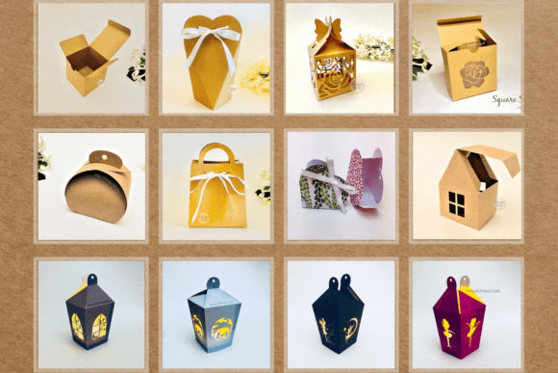 71 SVG Bundle, 3D SVG Box Templates Graphic - Etsy