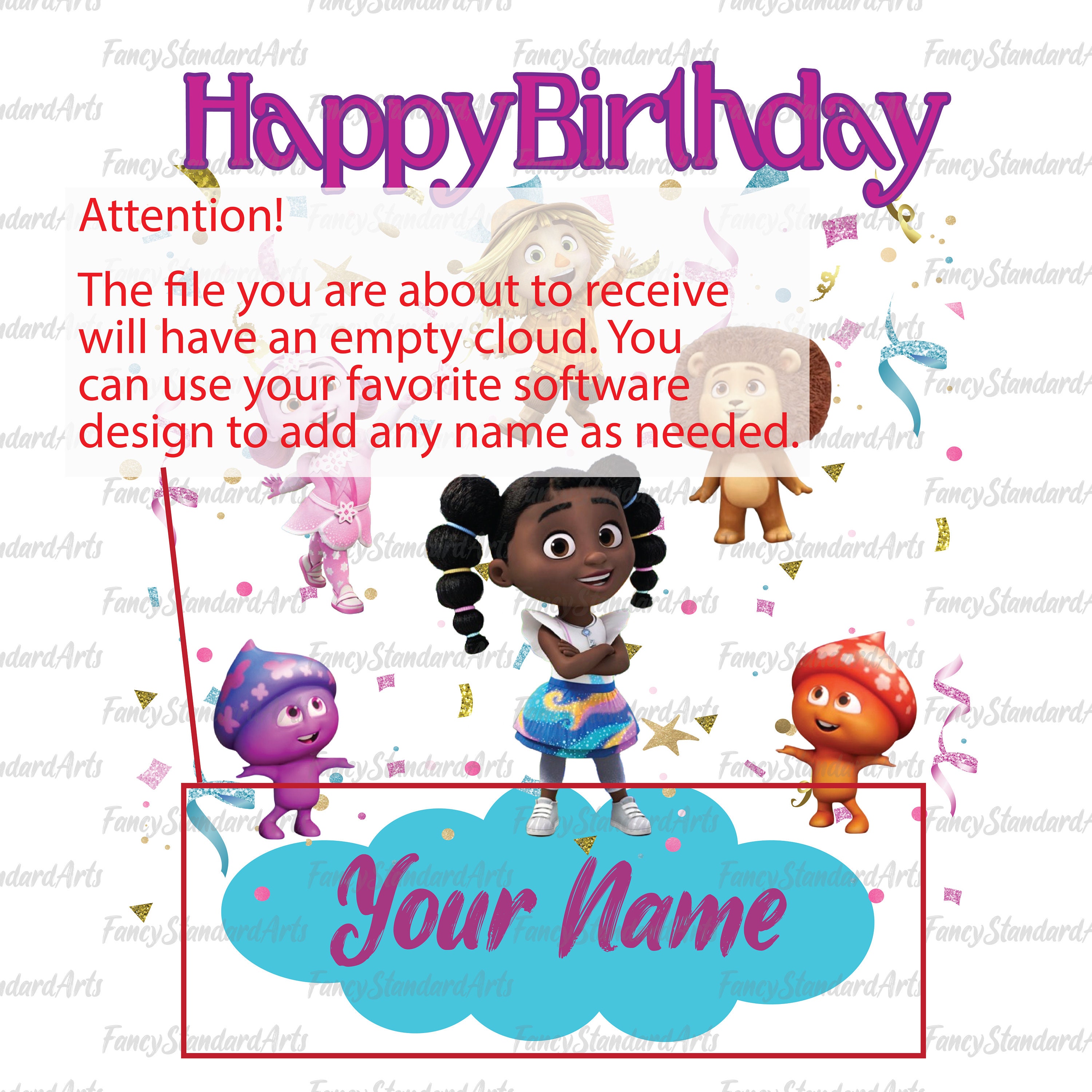 Dee & Friends in Oz-wizard of Oz Birthday Themed-cartoon-kids-children ...
